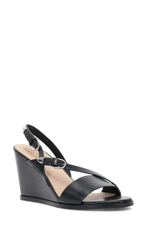 Frye Rachel Slingback Wedge Sandal - Black