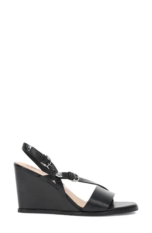 Frye Rachel Slingback Wedge Sandal - Black