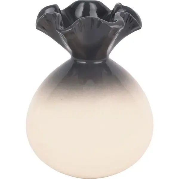 VIETRI Casa Bud Vase - Dark Grey
