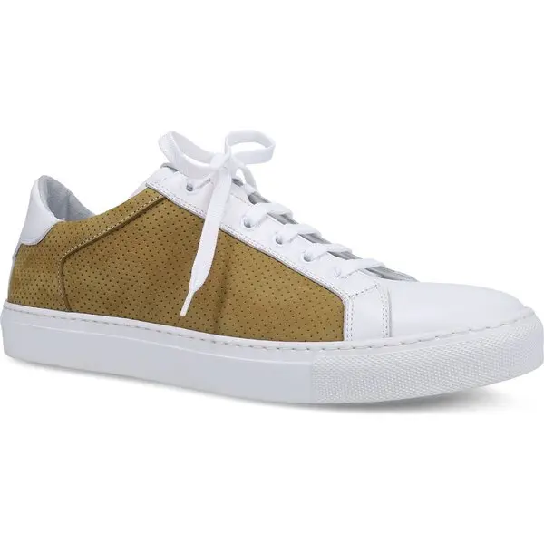 Ron White Dawson Leather Sneakers - Caramel