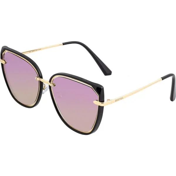 BERTHA WATCHES Rylee Sunglasses - Black/purple