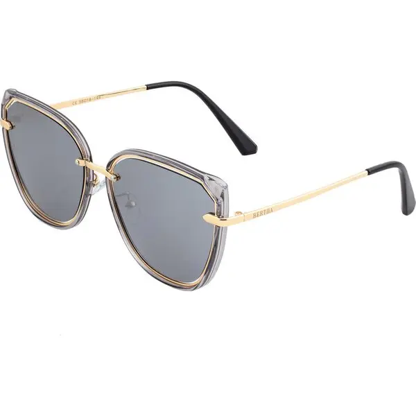 BERTHA WATCHES Rylee Sunglasses - Grey/silver