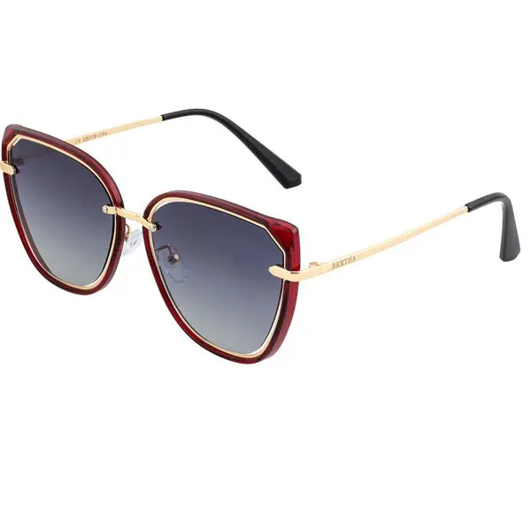 BERTHA WATCHES Rylee Sunglasses - Red/black