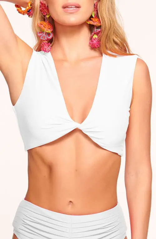 Ramy Brook Oliwia Swim Top - White