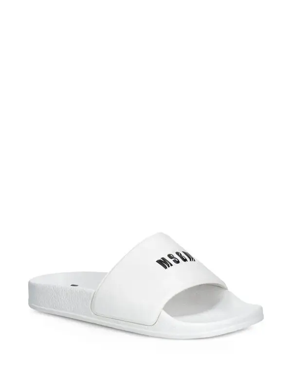 MSGM Logo-embossed Slides