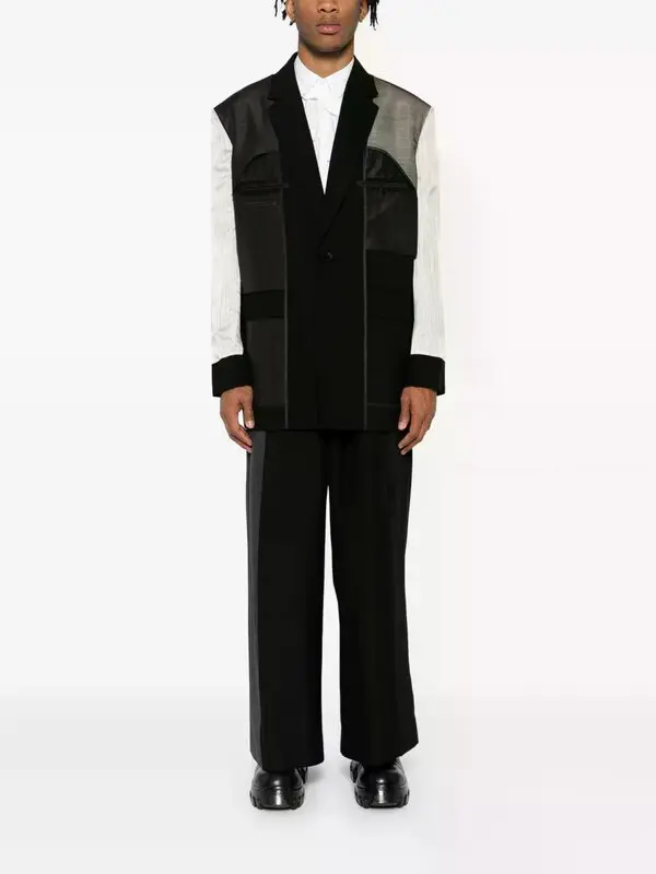 FENG CHEN WANG Patchwork Blazer