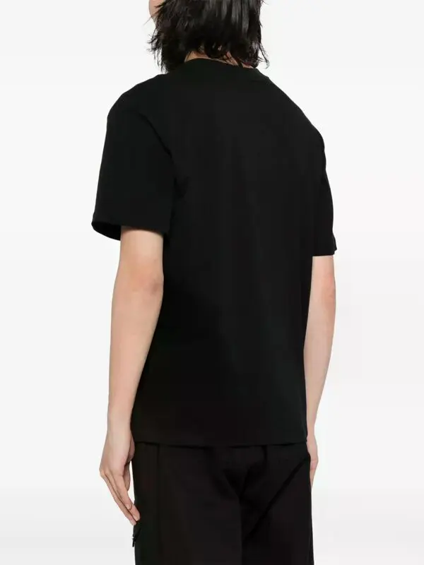 GROUND ZERO University Logo-print Cotton T-shirt - Black