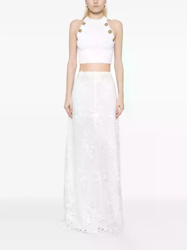 MACGRAW Calligraphy Floor-length Skirt