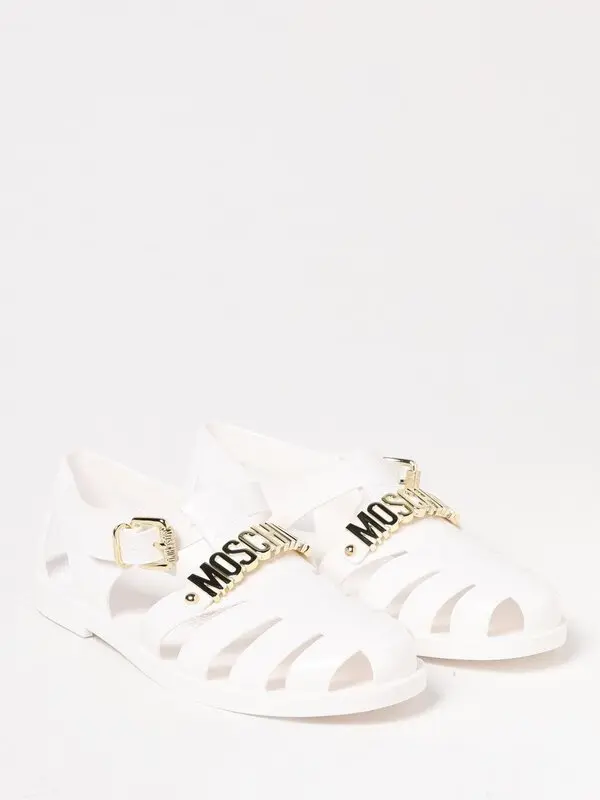 Moschino Heeled Sandal - White