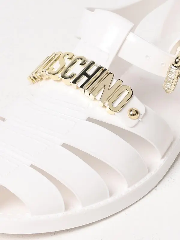 Moschino Heeled Sandal - White