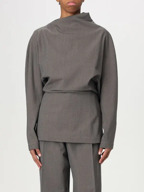 Bottega Veneta Textured Top - Grey