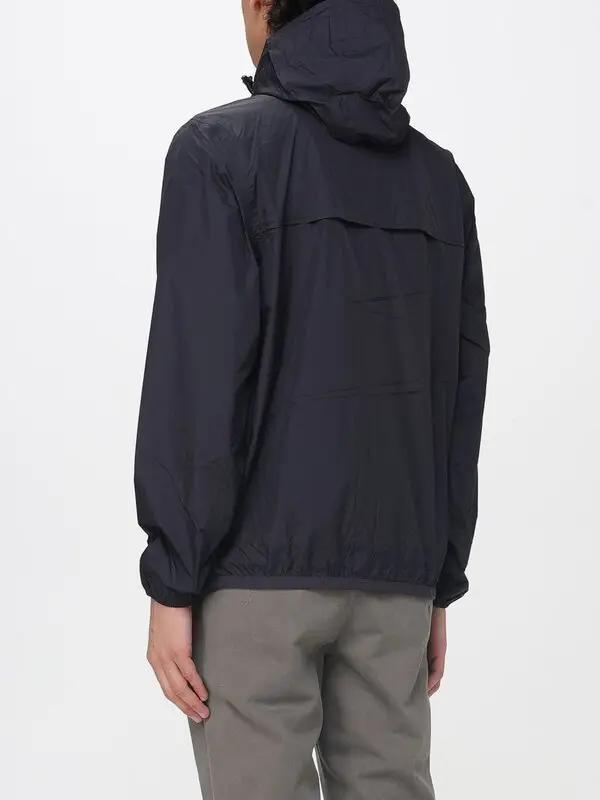 K-WAY Zip-up Hooded Jacket - Black