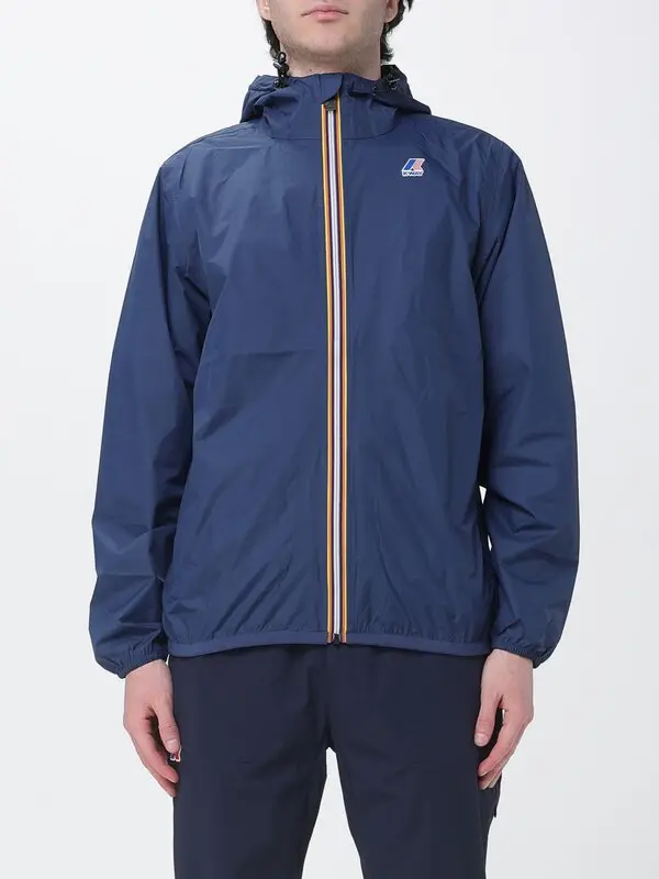 K-WAY Zip-up Hooded Jacket - Navy