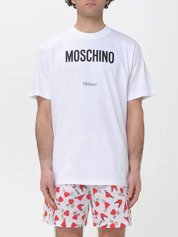 Moschino Cotton T-shirt With Logo - White