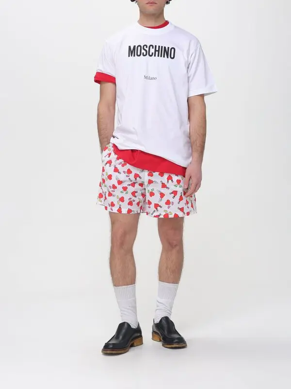 Moschino Cotton T-shirt With Logo - White