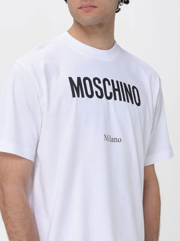 Moschino Cotton T-shirt With Logo - White