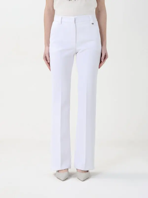 Liu Jo Tailored Wide Leg Pants - White