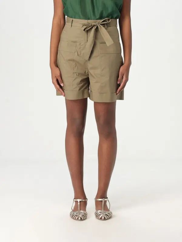 Liu Jo High Waisted Belted Shorts - Pink