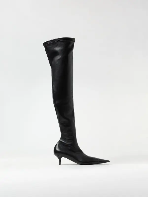Balenciaga Over The Knee Boots - Black