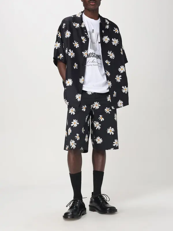 Moschino Printed Shorts - Black
