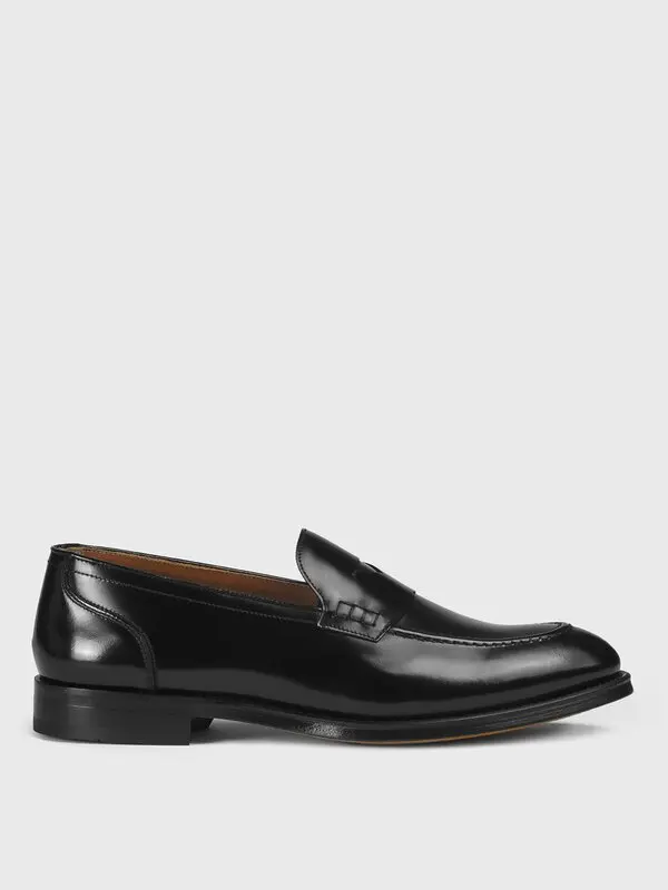 DOUCAL'S Leather Loafers - Black