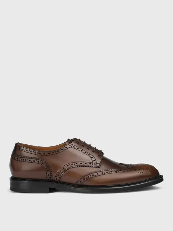 DOUCAL'S Wing Tip Brogue Shoes - Brown