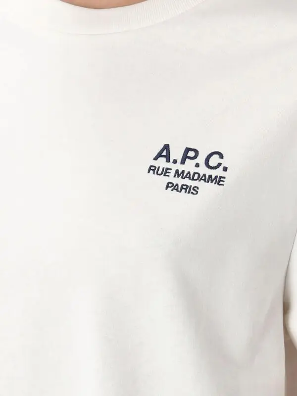 A.p.c. Logo T-shirt - White