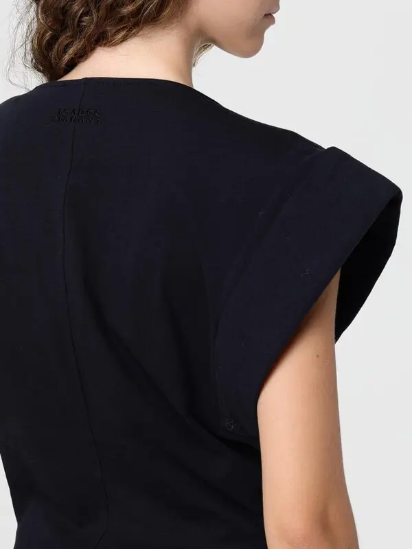 Isabel Marant Étoile Top With Draped Detail - Black