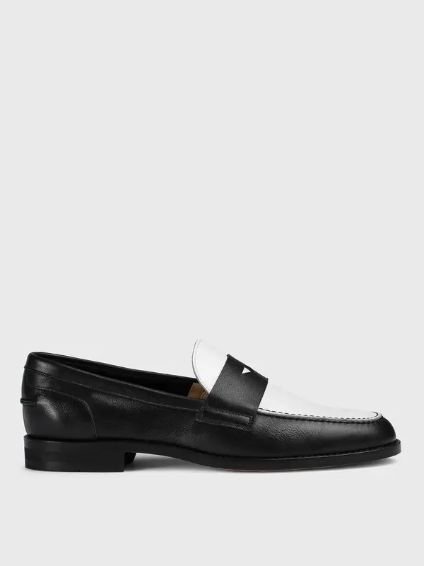 DOUCAL'S Two-tone Loafers - Black