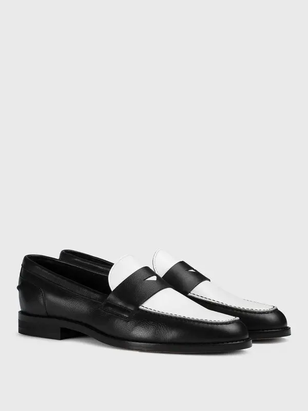 DOUCAL'S Two-tone Loafer - Black