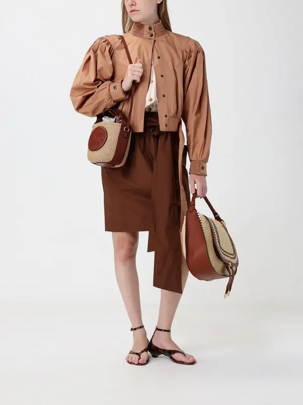 Chloé Raffia Bucket Bag