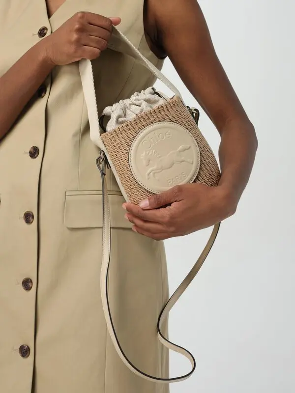 Chloé Raffia Bucket Bag