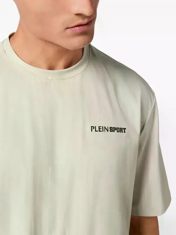 PLEIN SPORT Micro-rib T-shirt - Grey