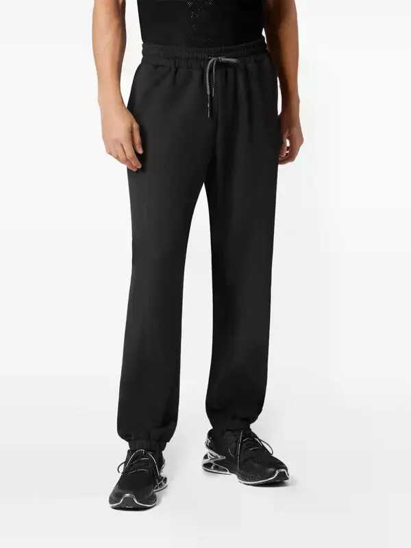 PLEIN SPORT Logo-patch Track Pants - Black