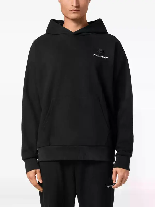 PLEIN SPORT Logo Print Hoodie