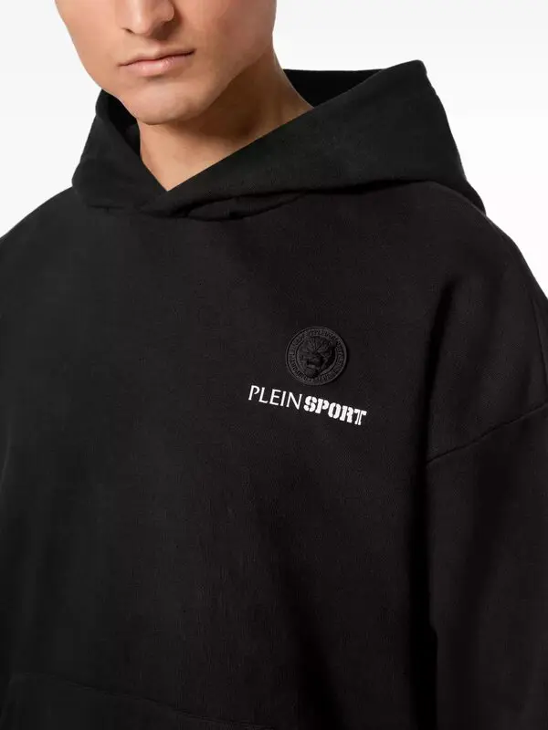 PLEIN SPORT Logo Print Hoodie