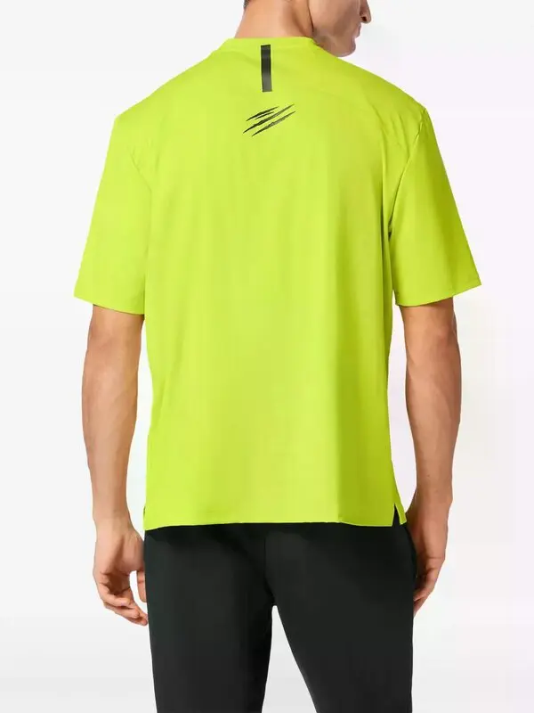 PLEIN SPORT Micro-rib T-shirt - Yellow