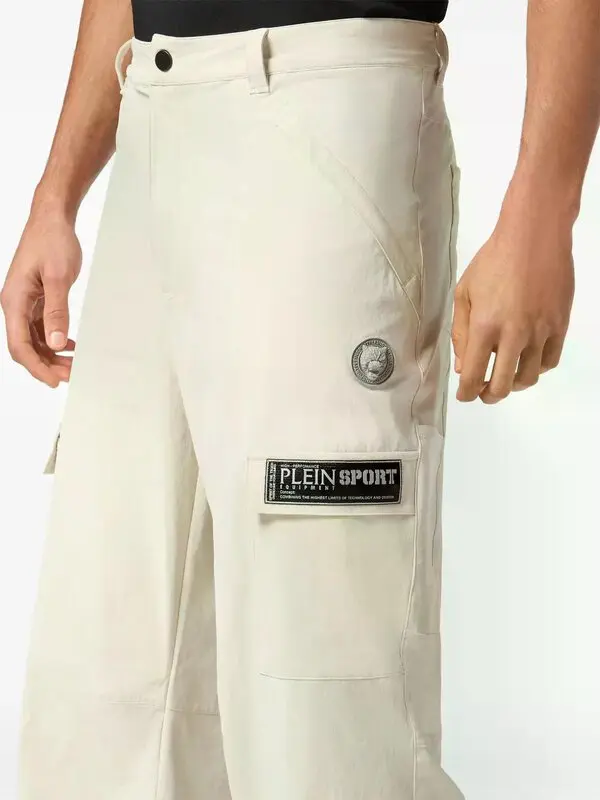 PLEIN SPORT Cargo Trousers - Grey