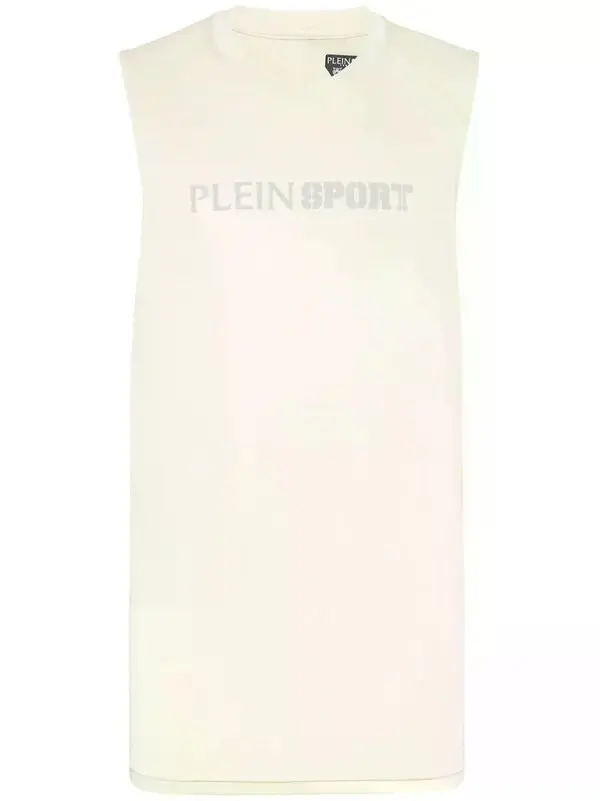 PLEIN SPORT Reflective Tank Top - Grey