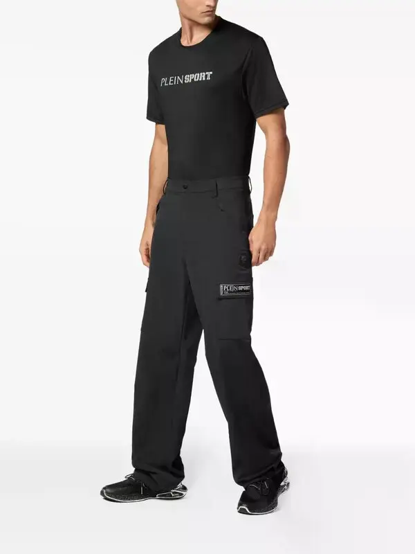 PLEIN SPORT Cargo Trousers - Black