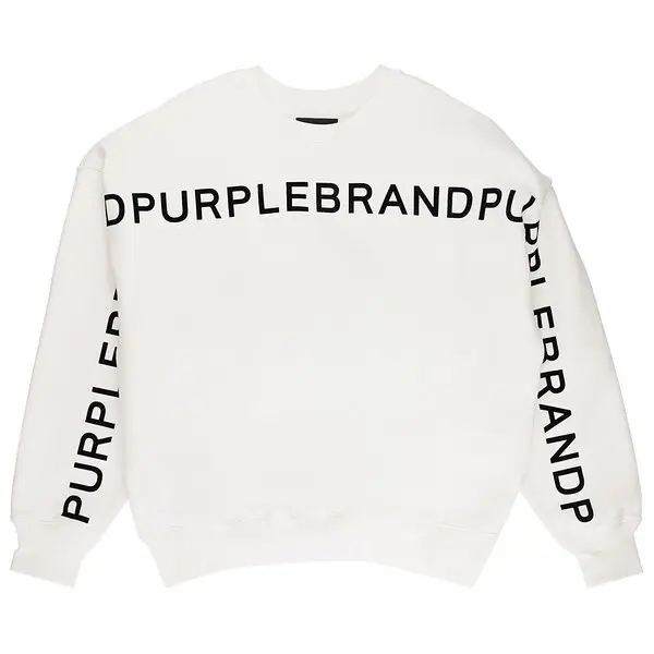 PURPLE BRAND Hwt Fleece Crewneck