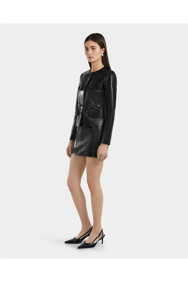 Rudsak Cropped Leather Jacket