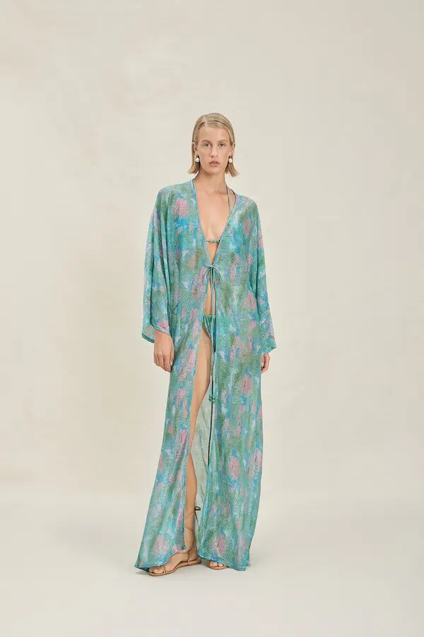 Devon Windsor Eva Robe - Metallic
