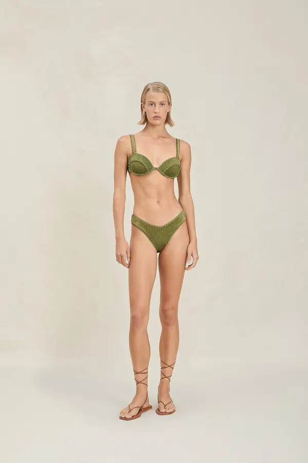 Devon Windsor Wade Bikini Bottom - Green