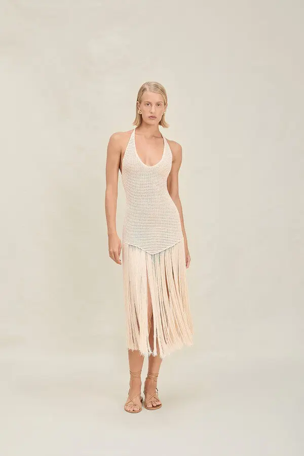 Devon Windsor Ronnie Midi Dress - Brown