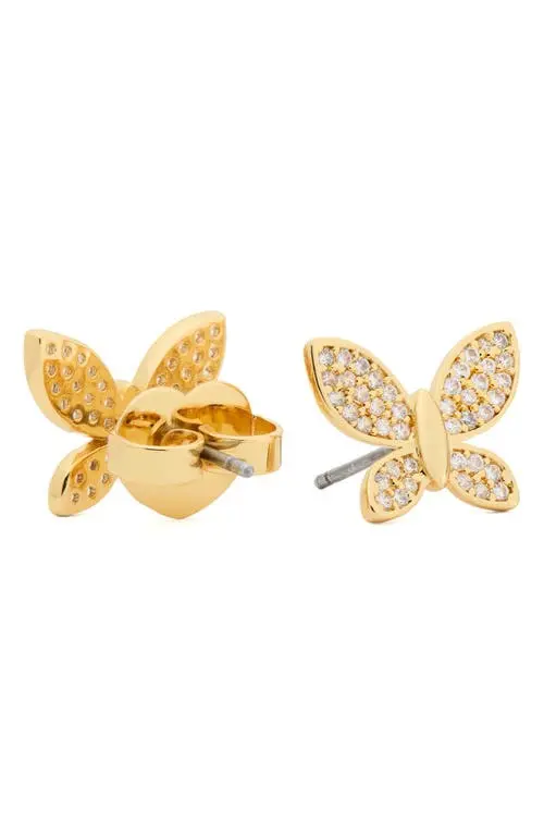 Kate Spade New York Pavé Butterfly Stud Earrings