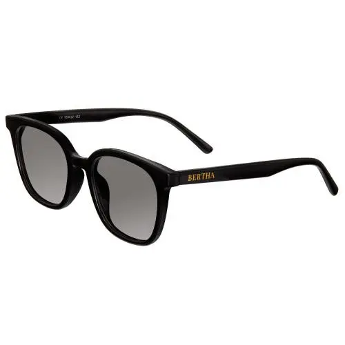BERTHA WATCHES Betty Polarized Sunglasses - Black/black