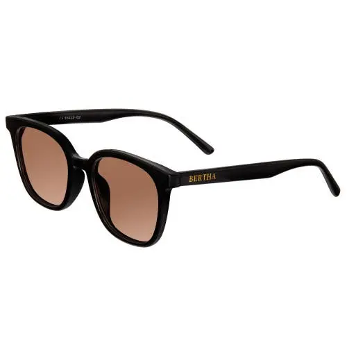 BERTHA WATCHES Betty Polarized Sunglasses - Black/pink