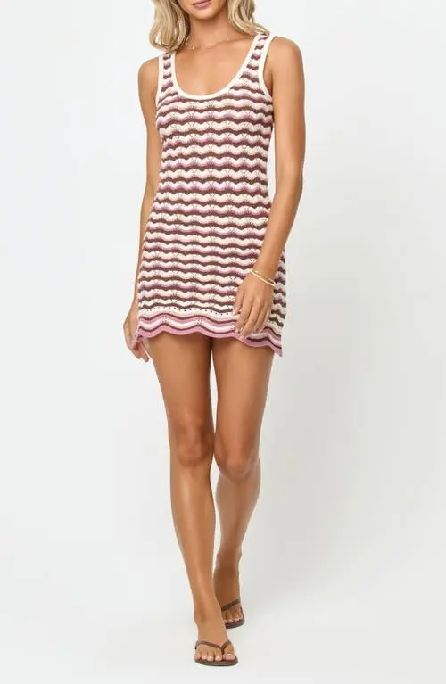L*Space Sunchaser Cover-up Knit Dress - Neapolitan