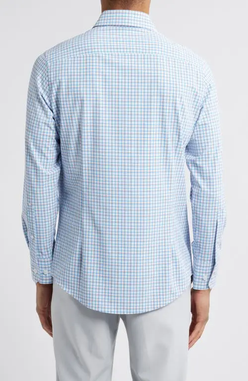 Mizzen+main Leeward Trim Fit Button-up Shirt - Birdie Blue Ludlow Plaid